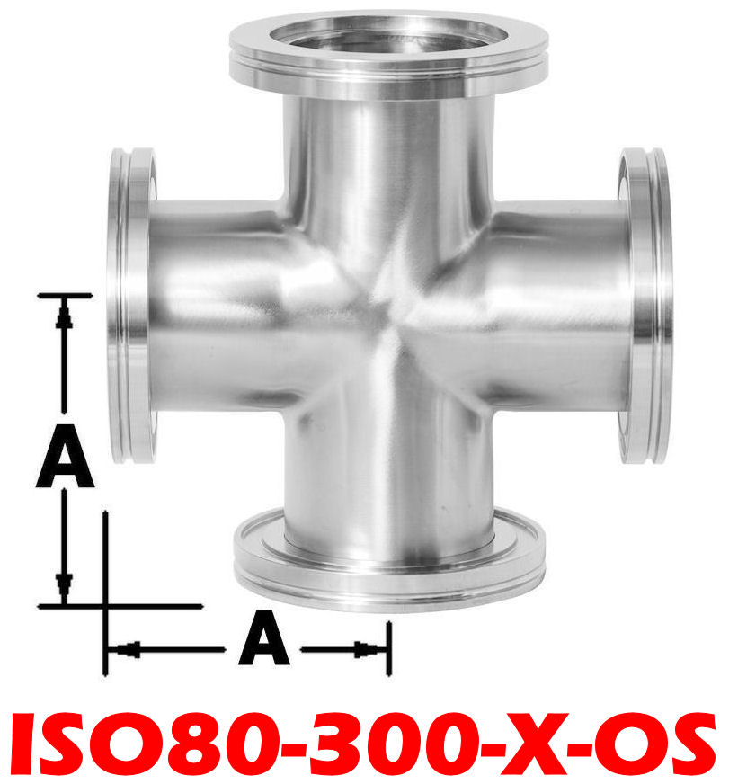 ISO80 Cross, 4-Way (ISO80-300-X-OS)