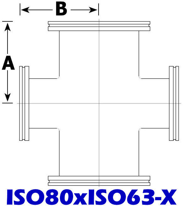ISO80 to ISO63 Reducing Cross (ISO80xISO63-X)
