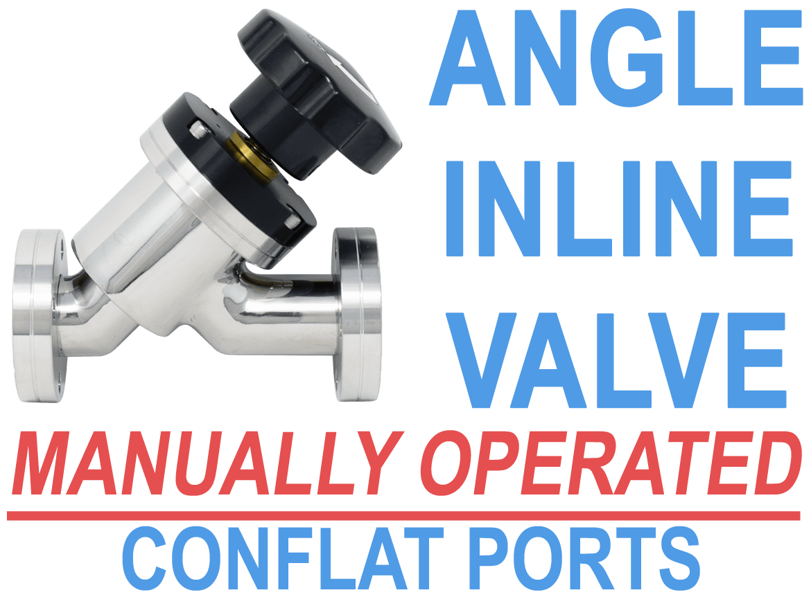 Manual Angle Inline Valves Conflat Ports