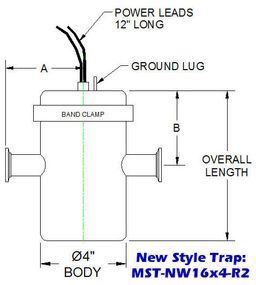 Molecular Sieve Trap NW16 (MST-NW16x4-R2)