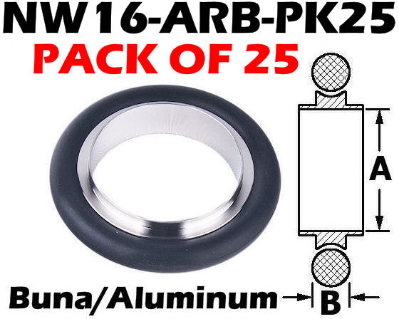 NW16 Centering Ring (NW16-ARB-PK25)