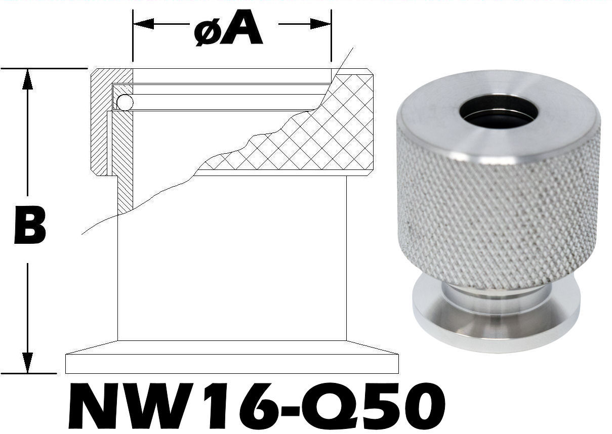 NW16 Quick Coupling To 1/2" OD Tube Size (NW16-Q50)
