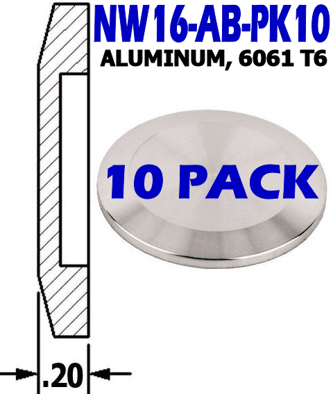 NW16 - Aluminum Blank NW16-AB-PK10