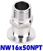 NW16 to 1/2" Male NPT (NW16x50NPT)