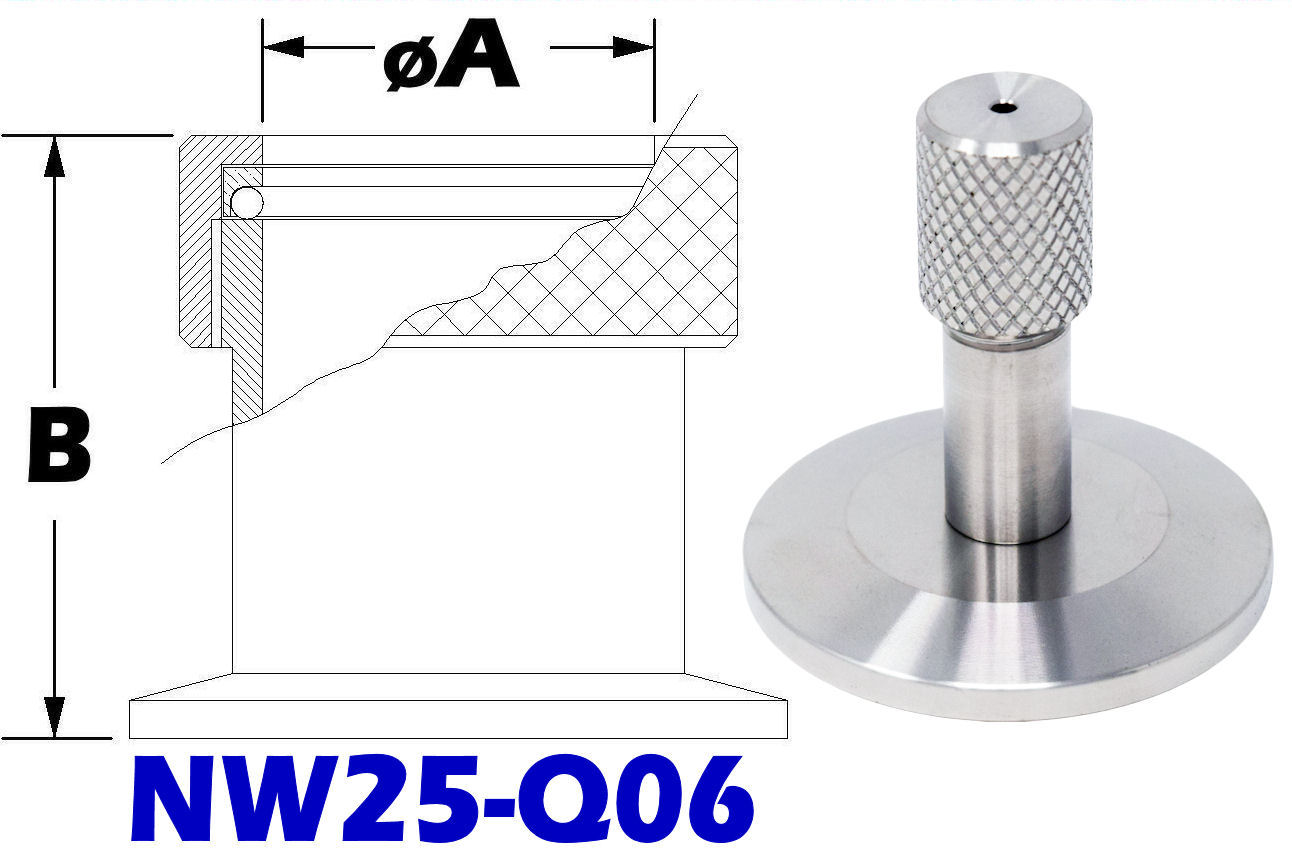 NW25 Quick Coupling To 1/16" Tube Size (NW25-Q06)