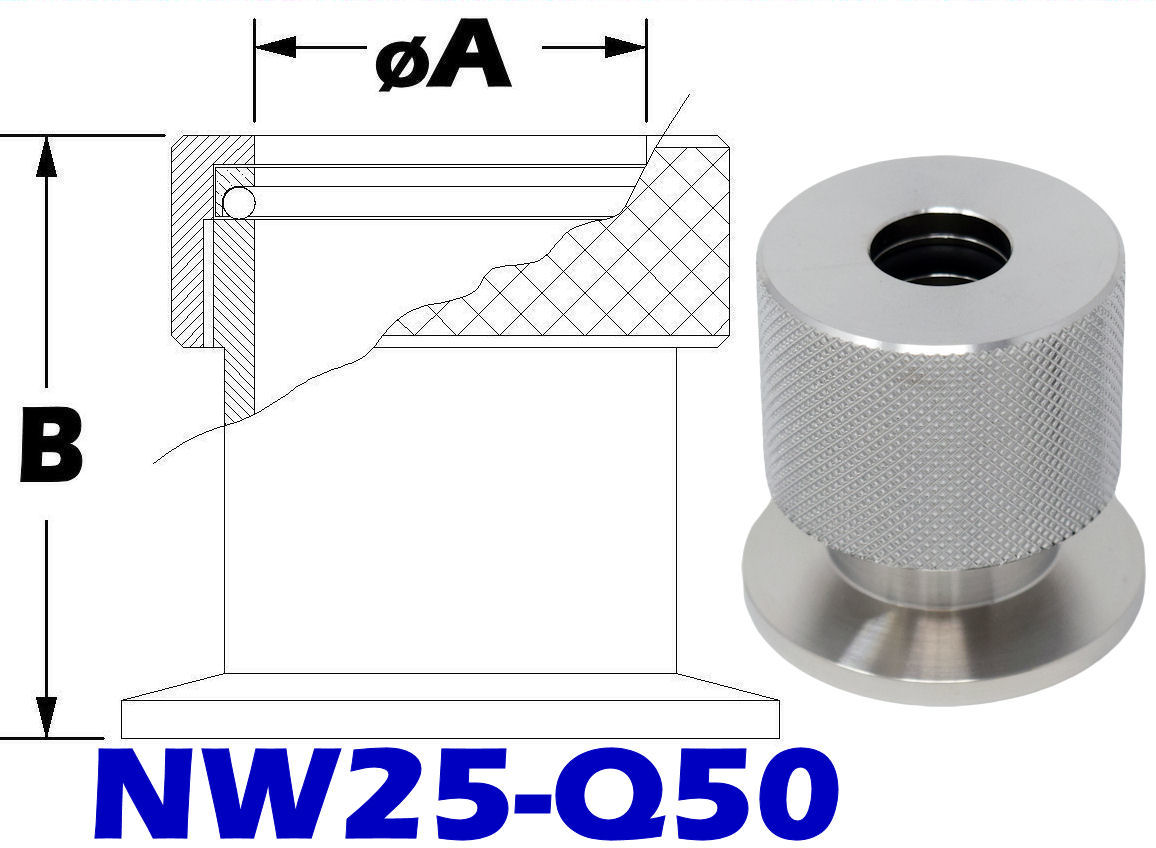 NW25 Quick Coupling To 1/2" Tube Size (NW25-Q50)