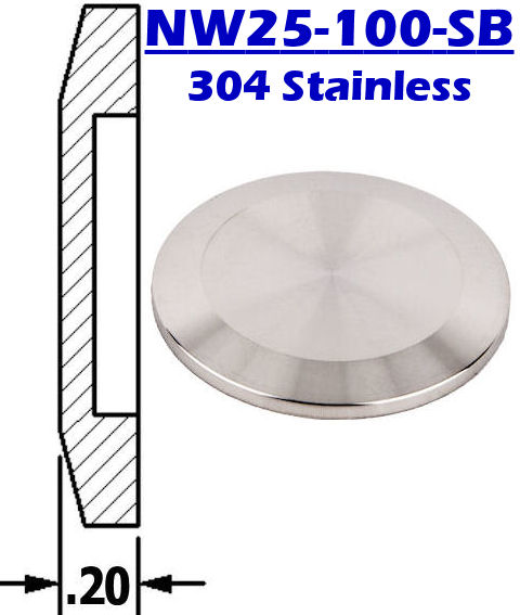 NW25 - Stainless Blank NW25-100-SB
