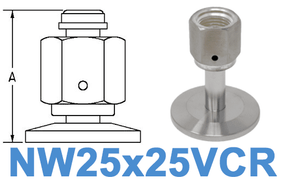 NW25 to 1/4" Female VCR (NW25x25VCR)