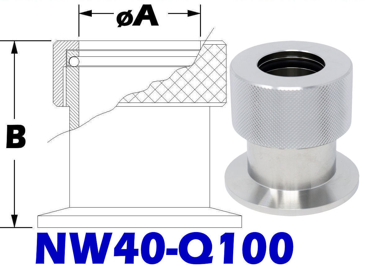 NW40 Quick Coupling To 1.00" Tube Size (NW40-Q100)