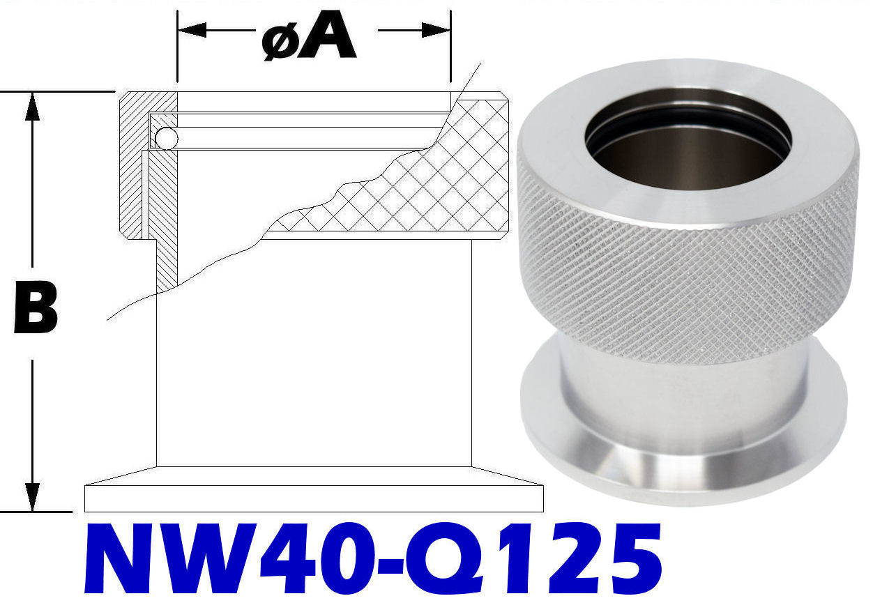 NW40 Quick Coupling To 1-1/4" Tube Size (NW40-Q125)