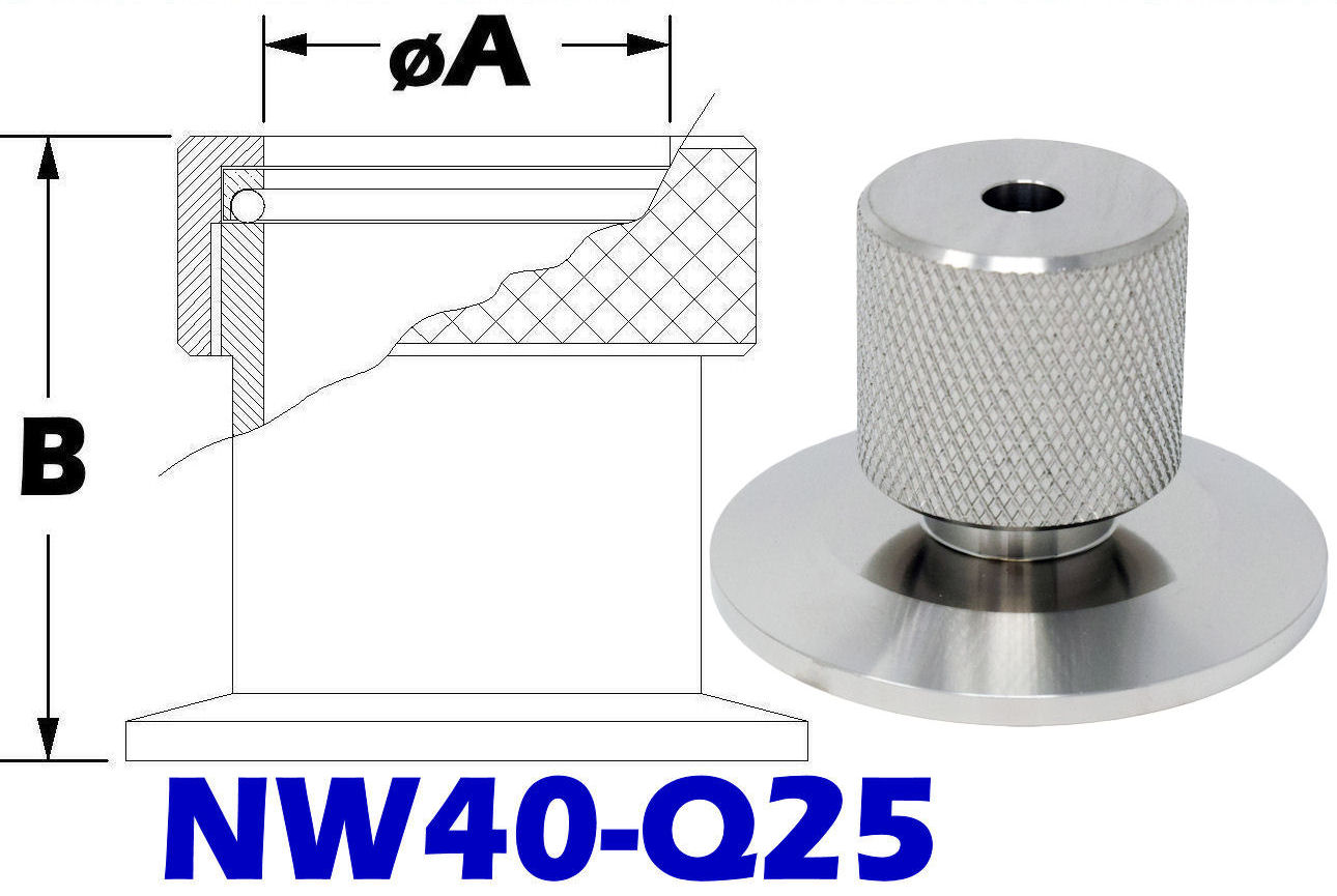 NW40 Quick Coupling To 1/4" Tube Size (NW40-Q25)