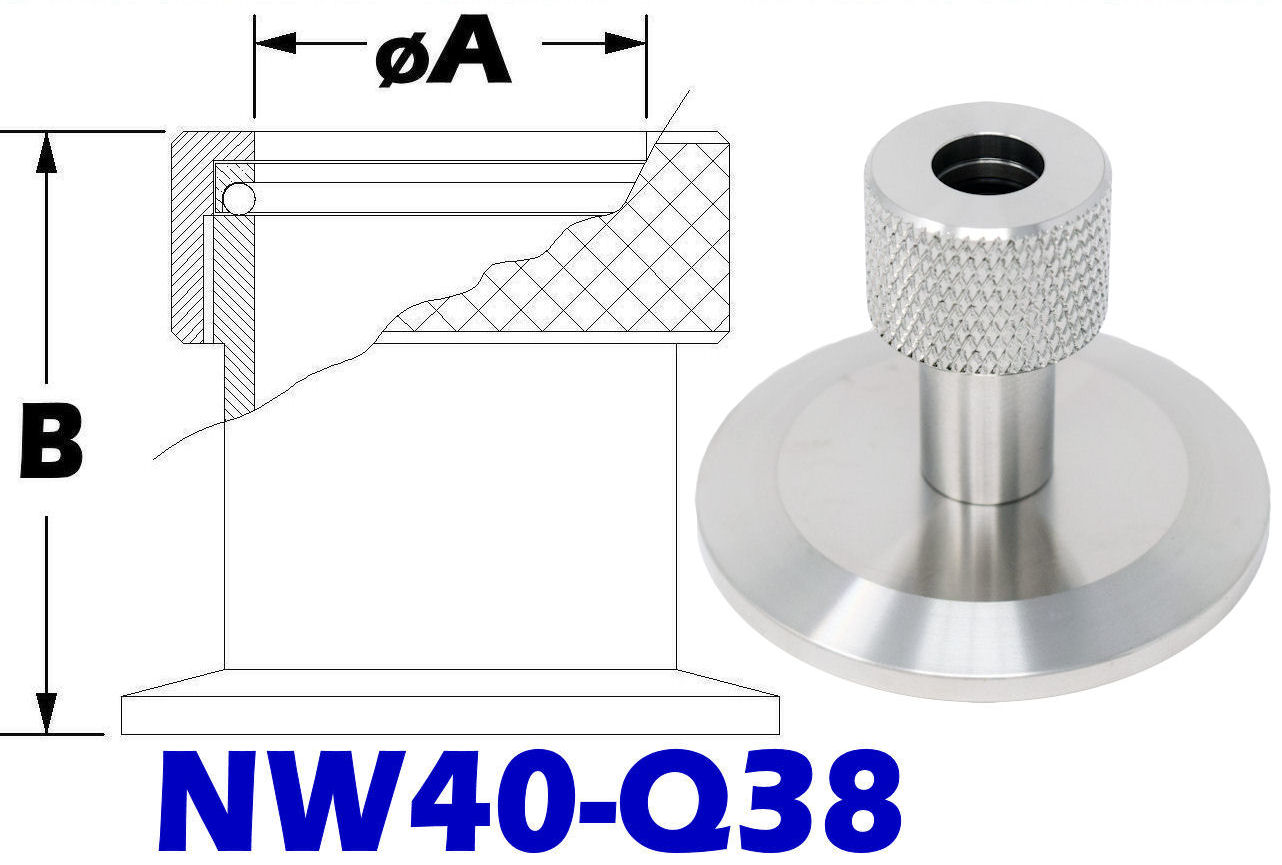 NW40 Quick Coupling To 3/8" Tube Size (NW40-Q38)