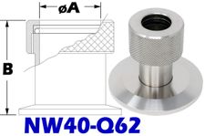 NW40 Quick Coupling To 5/8" Tube Size (NW40-Q62)