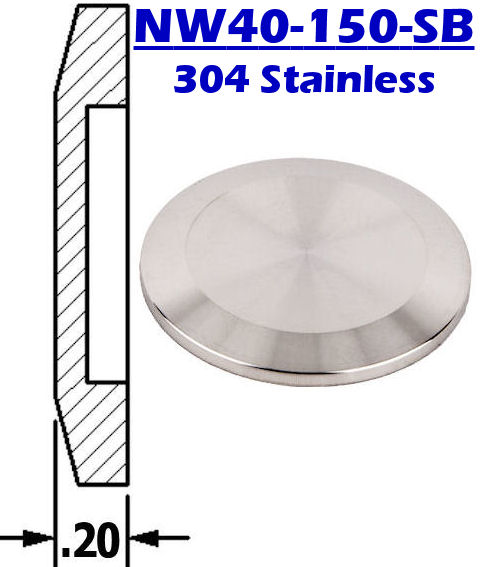 NW40 - Stainless Blank NW40-150-SB
