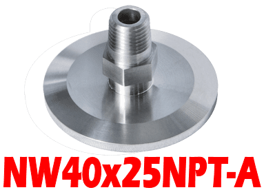 NW40 to 1/4" Male NPT (NW40x25NPT-A)