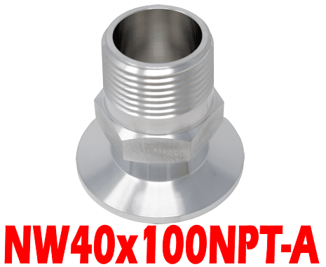 NW40 to 1.00" Male NPT (NW40x100NPT-A)