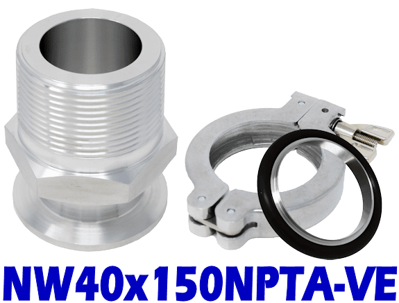 NW40 to 1.50" Male NPT (NW40x150NPTA-VE)
