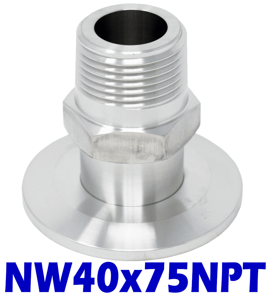 NW40 to 3/4" NPT, Male (NW40x75NPT)