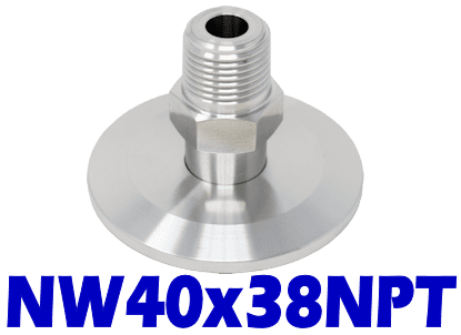 NW40 to 3/8" NPT, Male (NW40x38NPT)