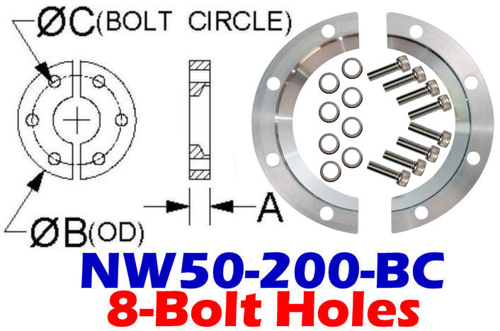 NW50 Bulkhead Clamp (NW50-200-BC)