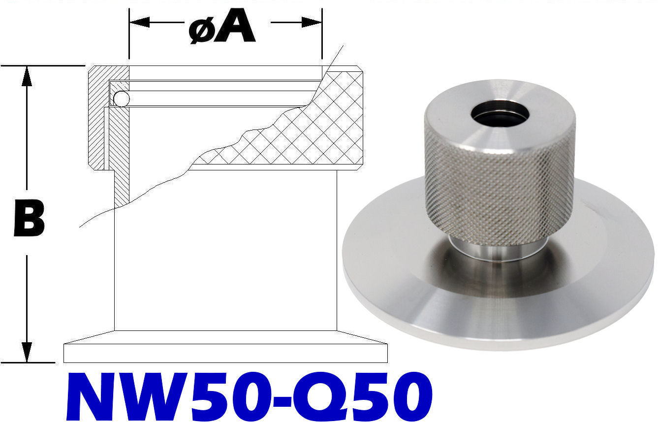 NW50 Quick Coupling To 1/2" Tube Size (NW50-Q50)