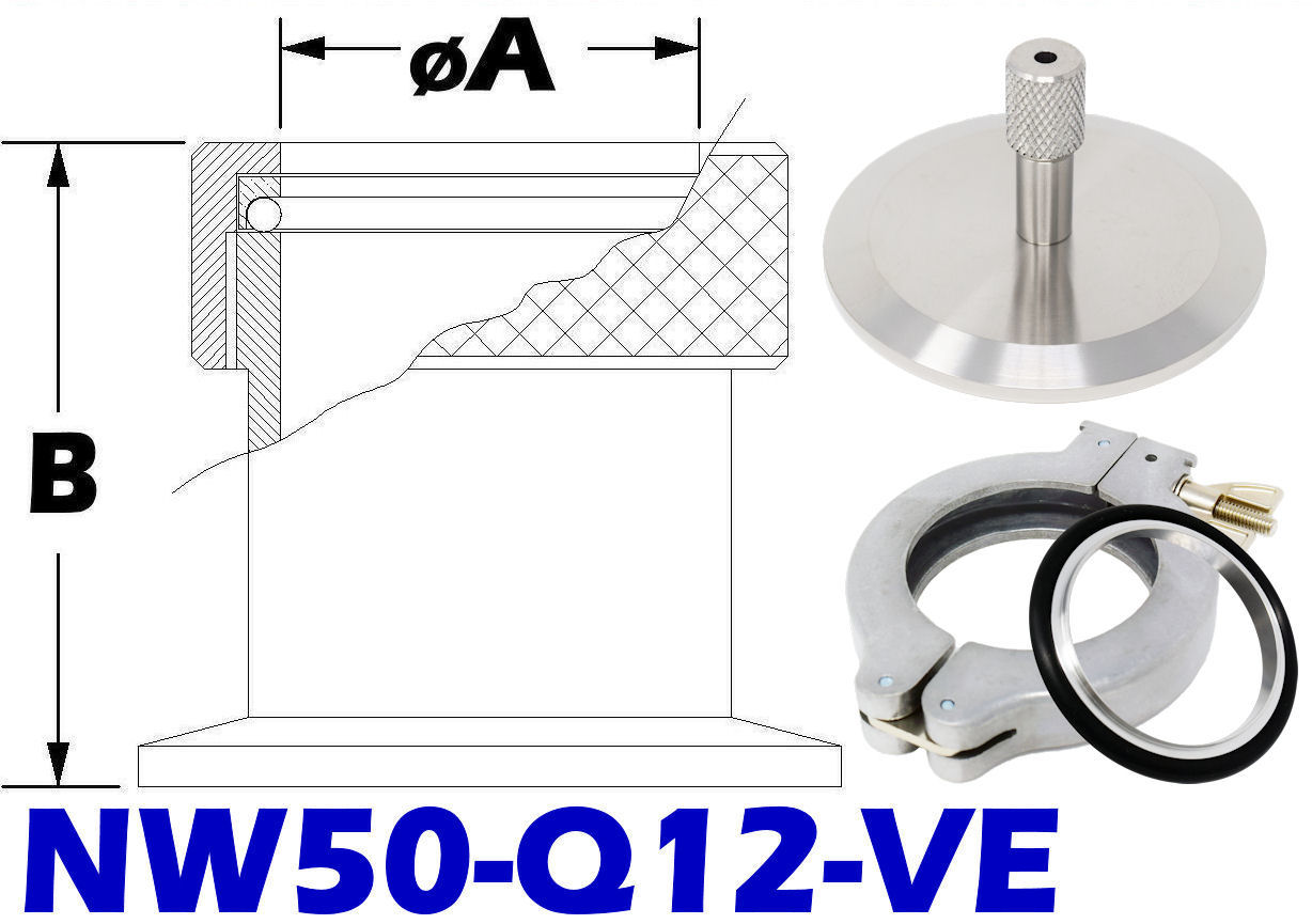 NW50 Quick Coupling To 1/8" Tubing Size (NW50-Q12-VE)