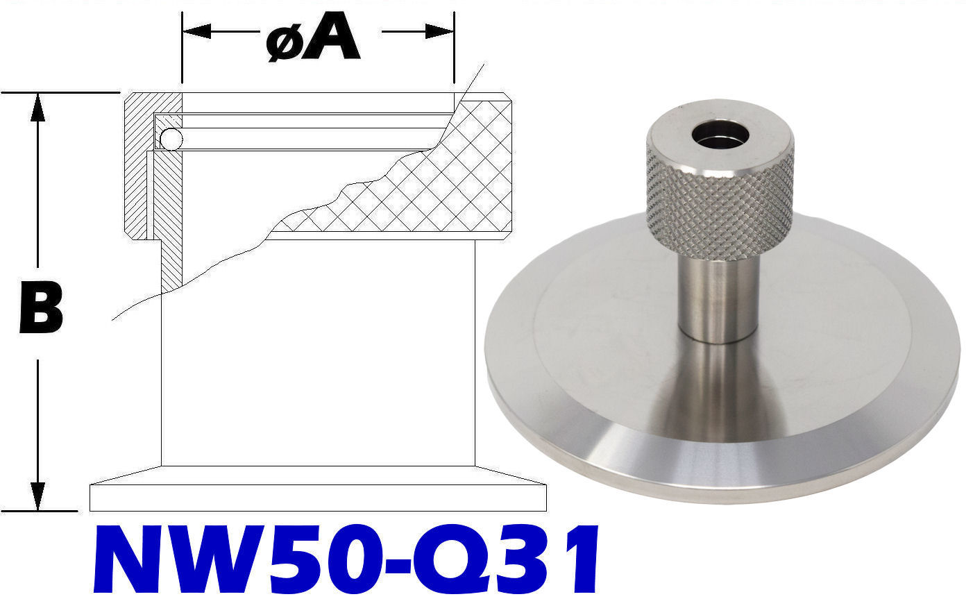 NW50 Quick Coupling To 5/16" Tube Size (NW50-Q31)