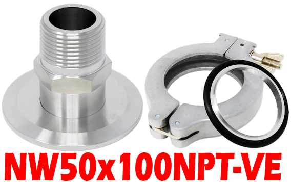 NW50 to 1" Male NPT (NW50x100NPT-VE)