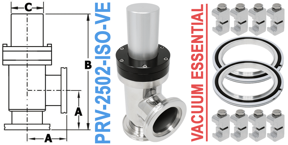 Pneumatic Angle Valve ISO63 Ports (PRV-ISO63-VE)