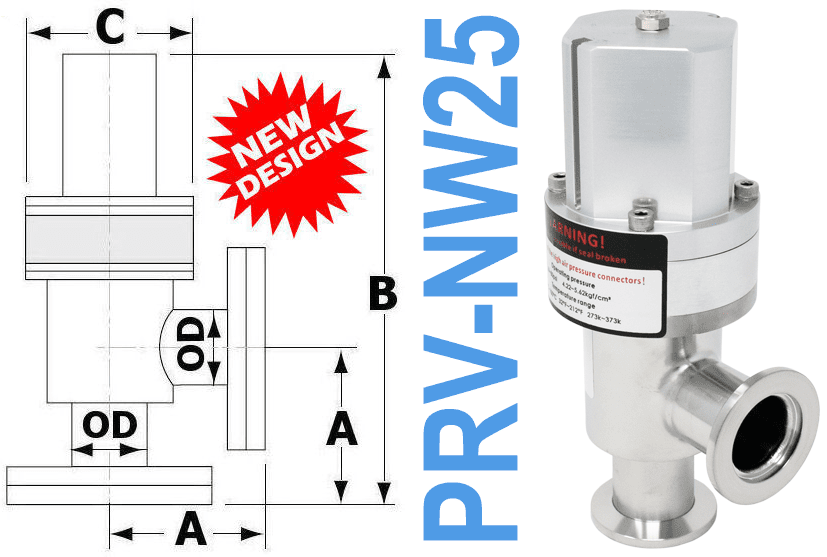 NW25 Pneumatic Angle Valve (PRV-NW25)
