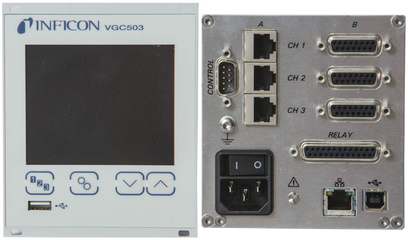 VGC503 Triple Vacuum Gauge Controller