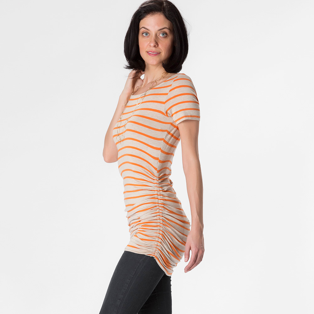 Amour Vert Connie Shirred Tunic