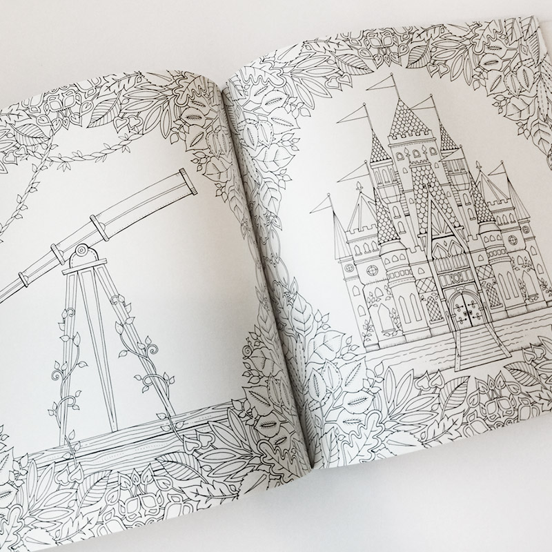 Enchanted Forest Coloring Page