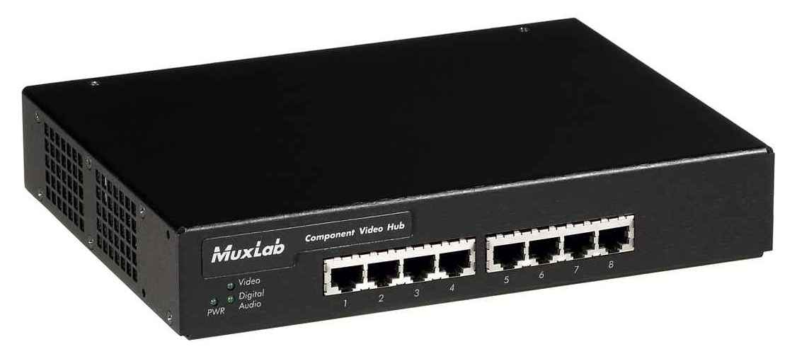 1 to 8 Component Video CAT5-Distribution Hub