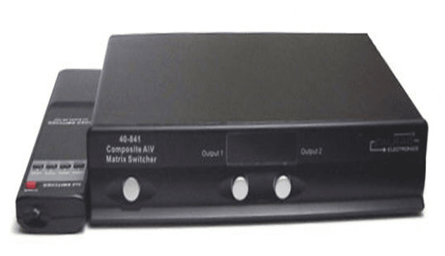 4 INPUT SVHS/COMPOSITE MATRIX SWITCHER