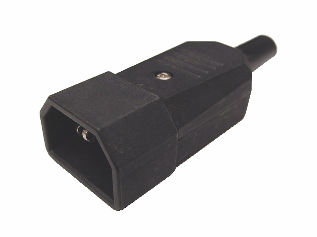 AC Inline Male Socket Assembly