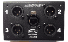 Balanced Audio over Cat5 - 4 Male XLR to RJ45