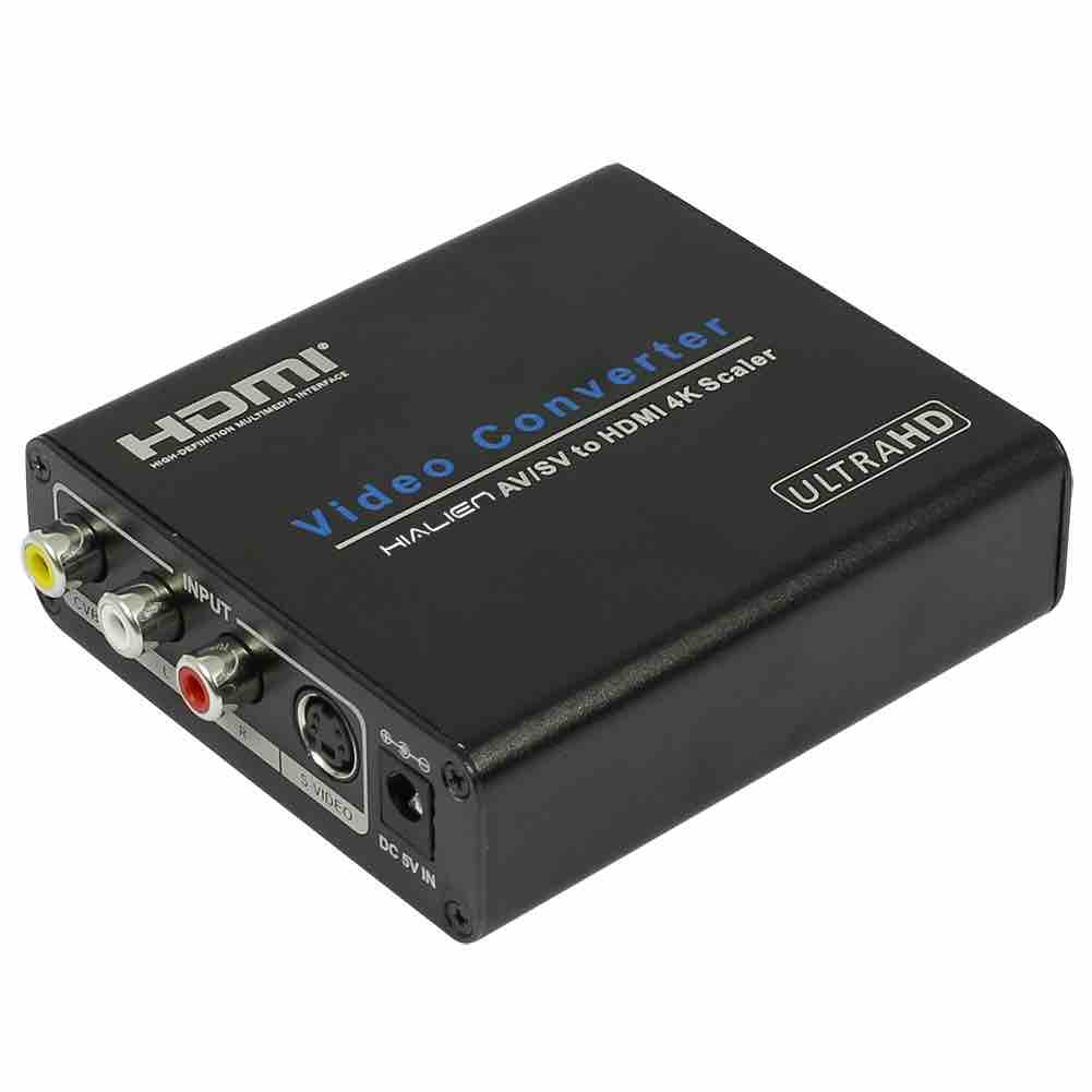 Composite Video and S-Video to HDMI Converter