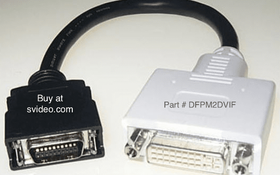 Digital Flat Panel (MDR-20) to DVI Adapter