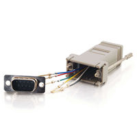 RJ12 to DB9 Male Serial RS232 Modular Adapter