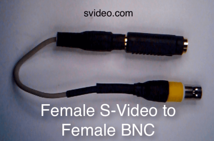 S-Video Female to BNC Female Cable