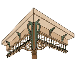 Using Repeating Cornice Brackets