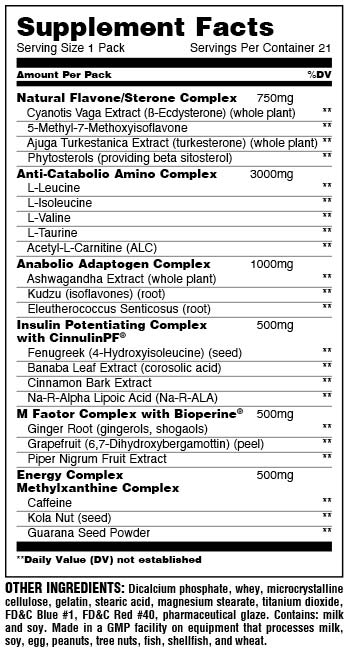 Buy Universal Nutrition - Animal M-Stak, The Non-Hormonal Anabolic ...