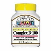 Buy 21st Century HealthCare - Vitamin B-100 Balanced Complex - 60 ...