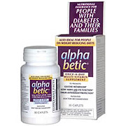 Alpha Betic ( AlphaBetic ) For People with Diabetes 30 Tablets ...