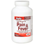APAP 325 mg Pain & Fever, 1000 Tablets, Watson Rugby | VitaSprings.com