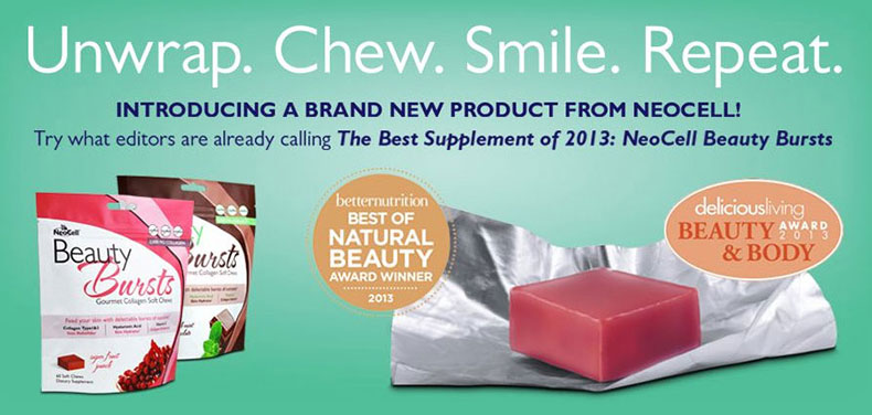 Beauty Burst Soft Chew - Fruit Punch, Chewable Collagen, 60 Chews ...