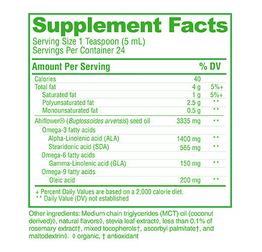 Bold Plant Omega 3-6-9, 4 oz, Bold Botanica | VitaSprings.com