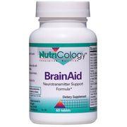 BrainAid, Neurotransmitter Support Formula (Brain Aid), 60 Tablets ...