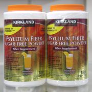 Kirkland Signature Psyllium Fiber Sugar Free Powder, 36.8 oz (2.3 lb) x ...